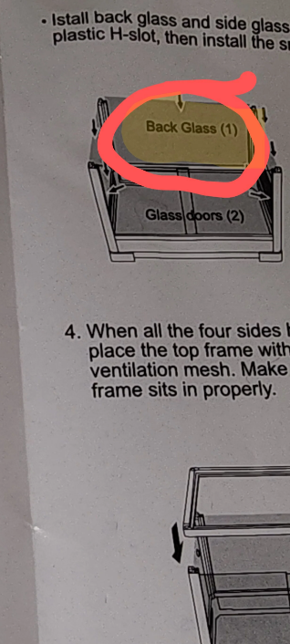 Replacement back panel glass for RK0239 48" x 24" x 24" – REPTI ZOO