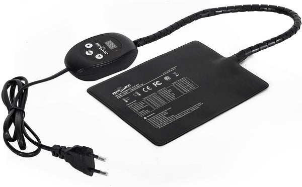 Upgrade Reptile Heat Mat with Thermostat - For Hermit Crab Snake Lizard ...